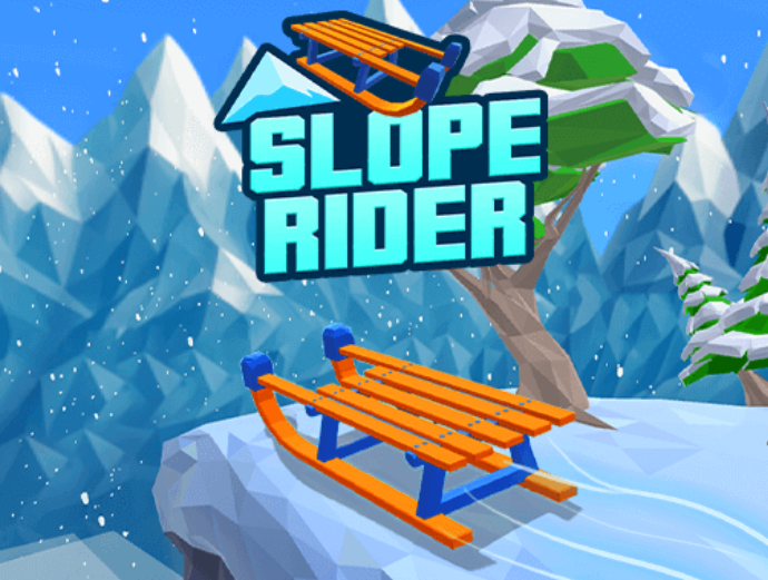 Slope Rider - Snow Sled Rush with Winter Hazards | Slide Down game